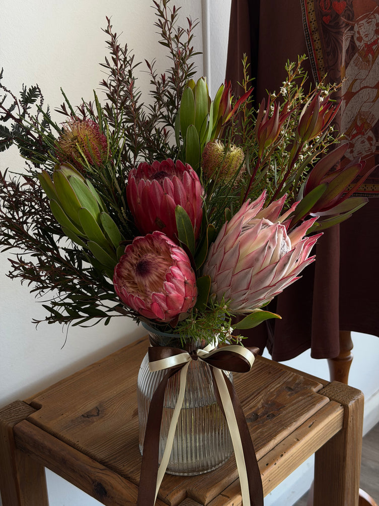 The General Store Native Vase – Cowboy and Flower General Store